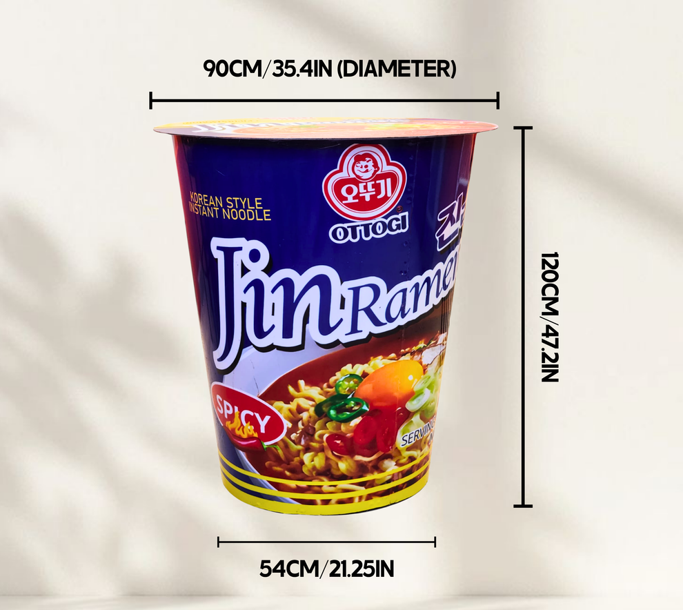 Custom Metal Ramen Cup Table | Korean Cup Noodle Table for Restaurants ...